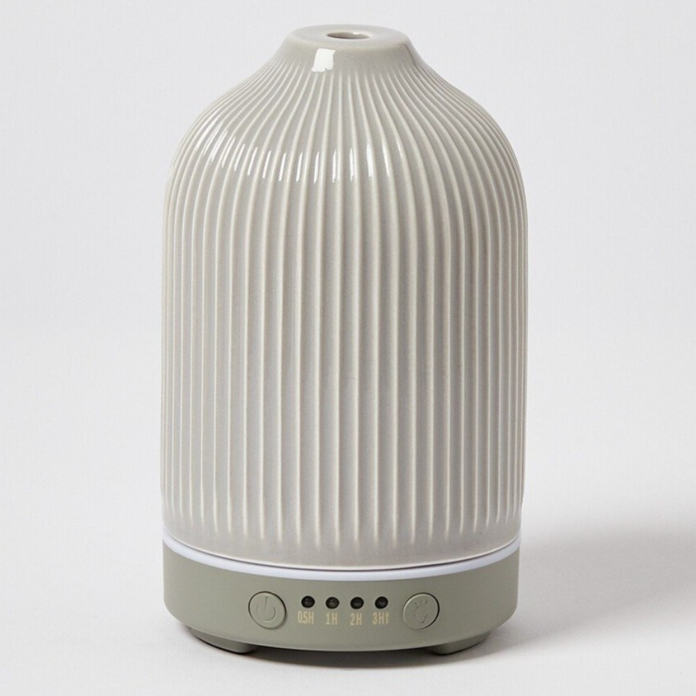 New OLIVER BONAS AROMA CERAMIC GREY DIFFUSER 100ML - Own4Less